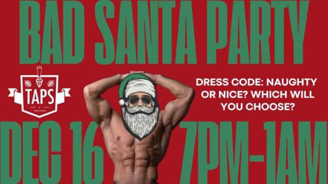 Bad Santa Party at Taps - Cabell-Huntington CVB