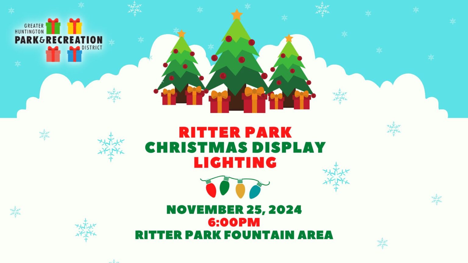 Ritter Park Lights in the Night (2024-11-25 18:00:00) - Huntington Area CVB