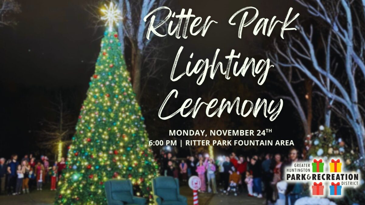 Ritter Park Lighting Ceremony (2025-11-24 18:00:00) - Huntington Area CVB